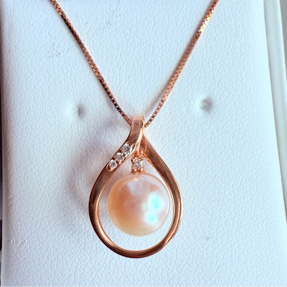 Jewelry | Pearl Factory Hawaii 14k Gold Diamond Akoya Pearl Infinity ...